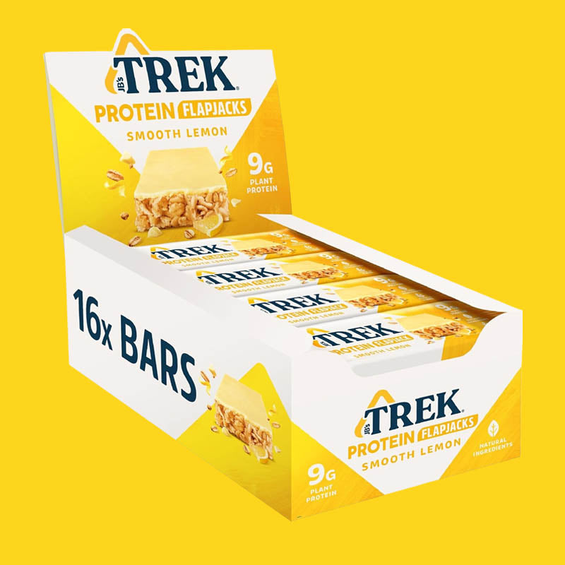 JB's Trek Smooth Lemon Protein Flapjack Pack 16 – Free From Direct