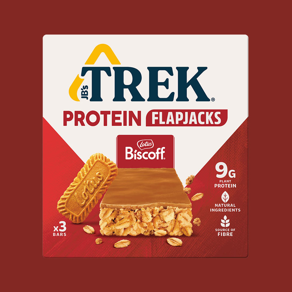 JB's Trek Biscoff® Protein Flapjack 3 x 50g – Free From Direct