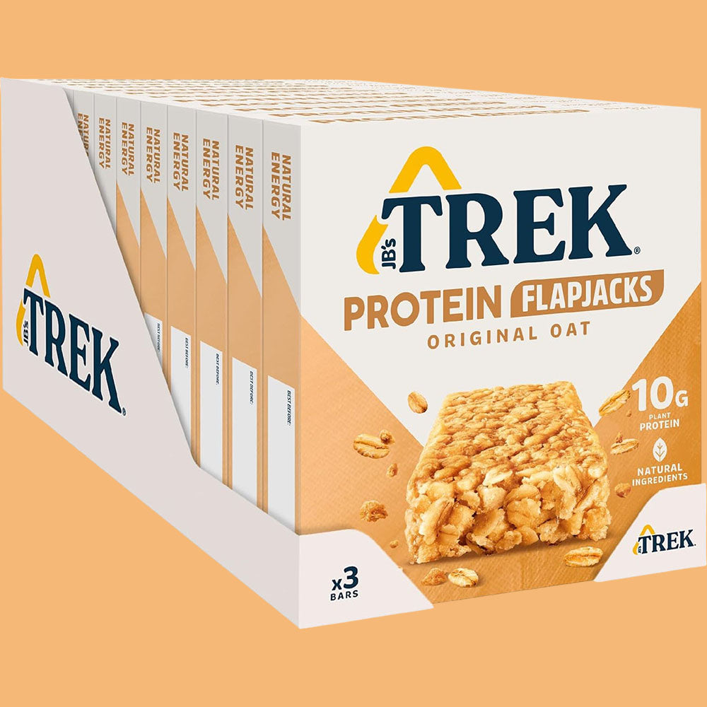JB's Trek Original Oat Protein Flapjack Pack of 36 – Free From Direct
