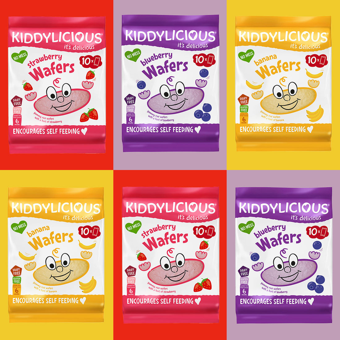 Kiddylicious - Wafers Selection – Free From Direct