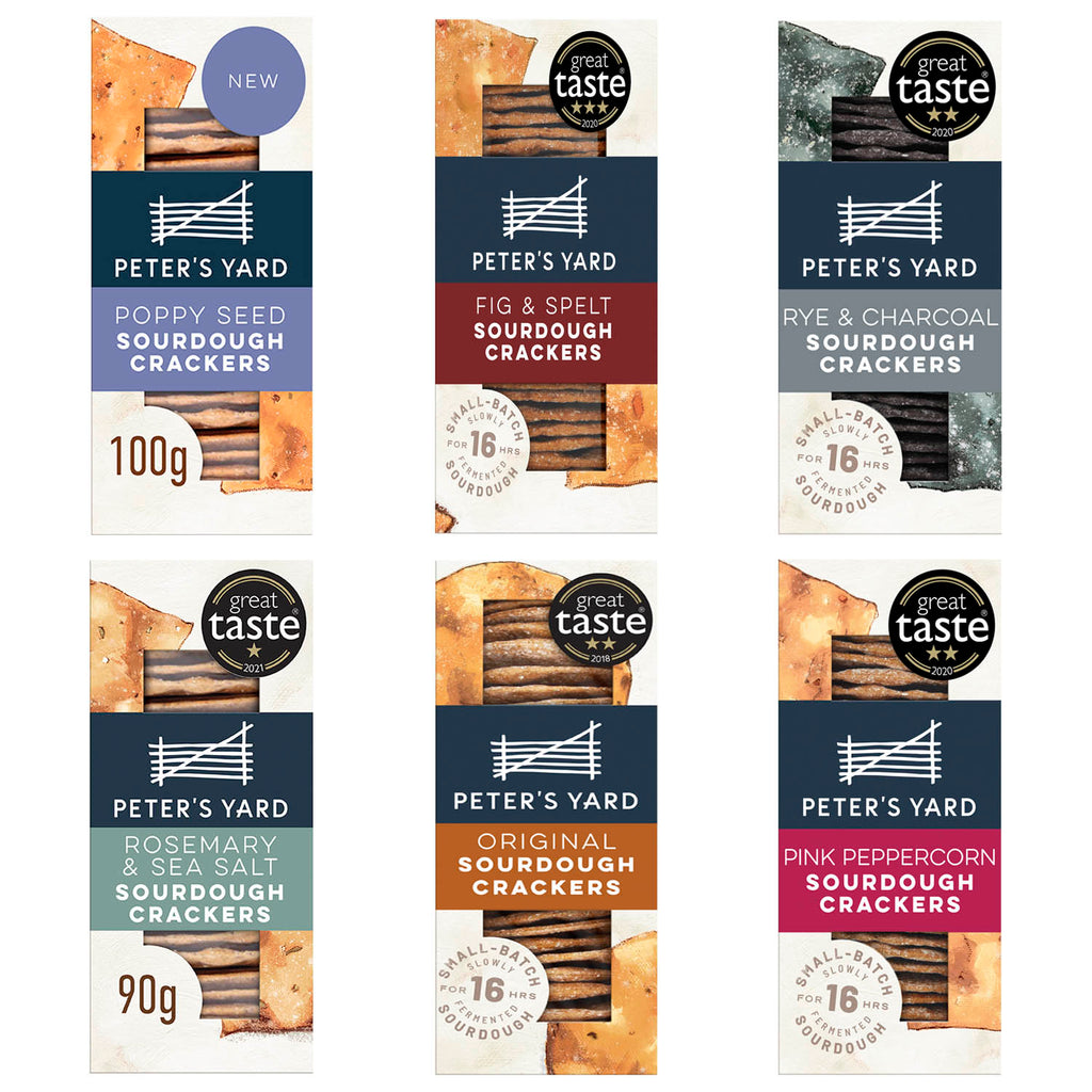Peter's Yard - Sourdough Cracker Selection 6 Flavours – Free From Direct